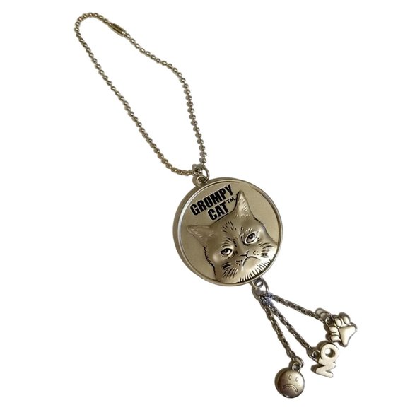 Accessories | Grumpy Cat Go Away Charm Coin Ornament Key Chain Cute ...